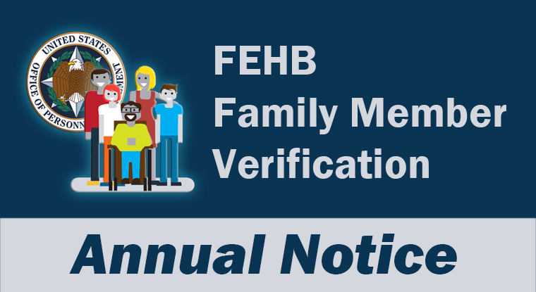 BOP: FEHB Family Member Verification - Annual Notice