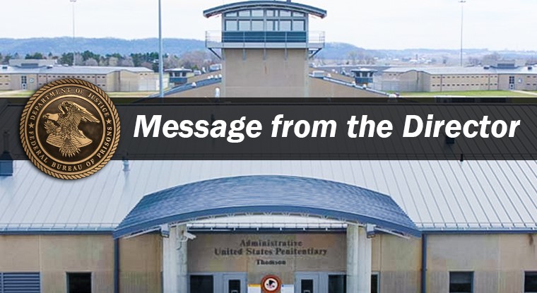 BOP: Director Peters Commends Sentencing